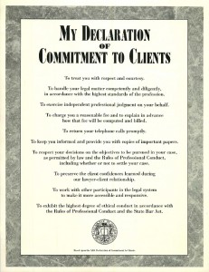 declaration of commitment - Babachanian | Legal Counsel